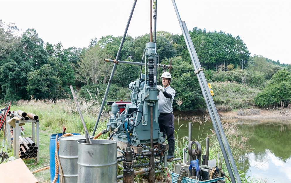陸上 | 地質調査・土壌汚染調査・土壌地下水浄化の興亜開発株式会社
